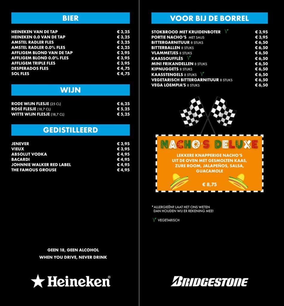 Eten en Drinken- Race Planet